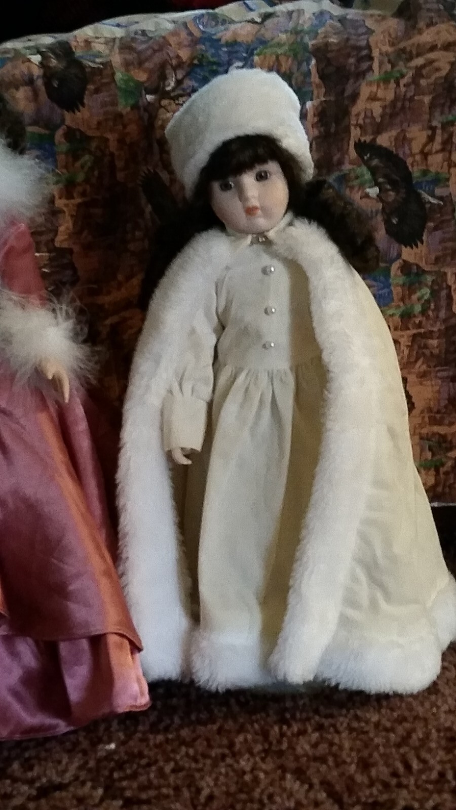 1988 Snow princess 16" Porcelain Doll Christmas Around the World, House ...
