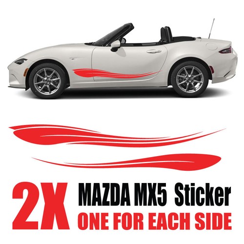 Mazda MX5 Graphics Eunos Roadster mk1 mk2 stripes Decals Stickers mz7 ...