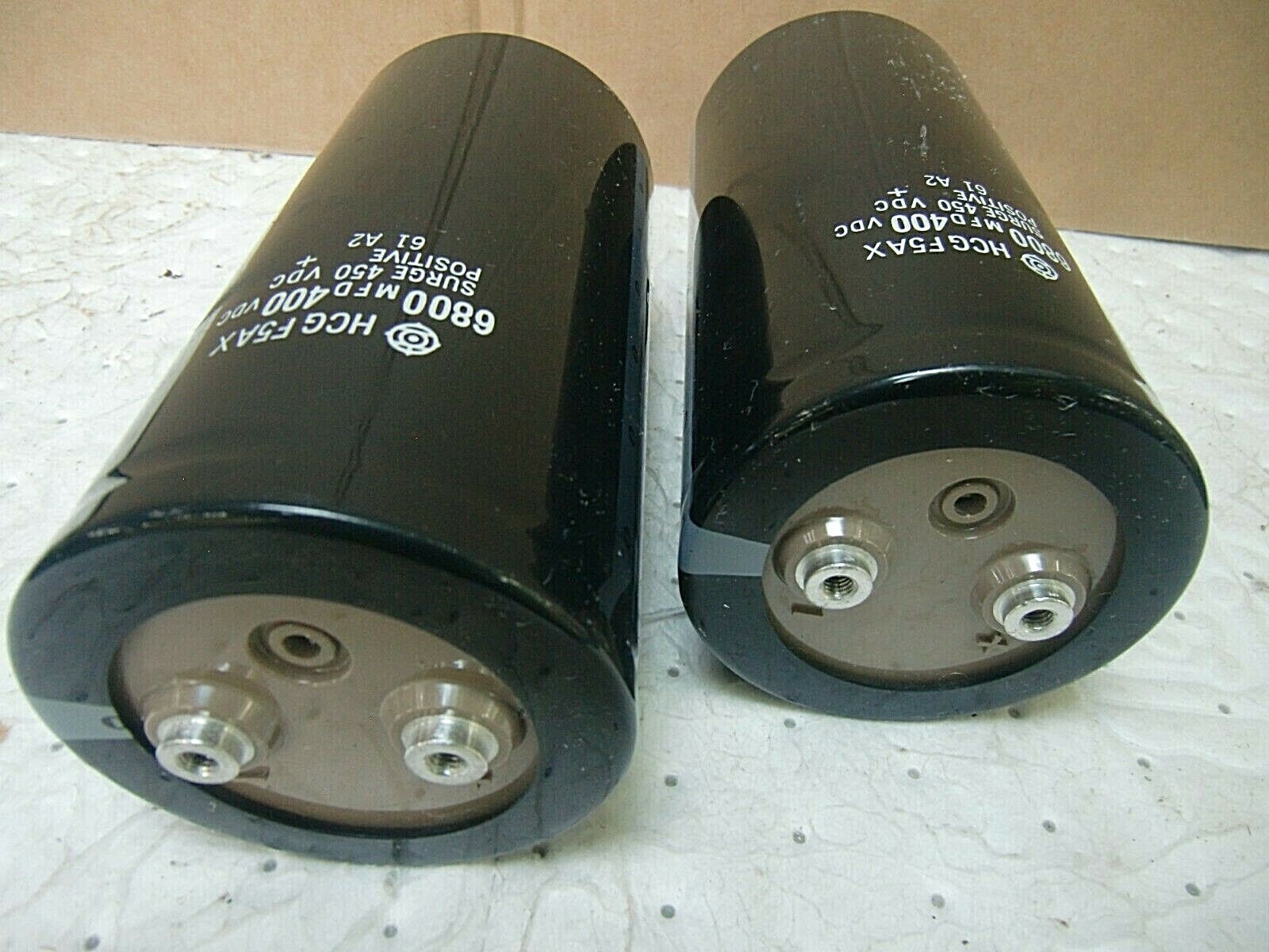 Hitachi HCG F5ax Capacitor 6800 MFD 400 VDC for sale online | eBay