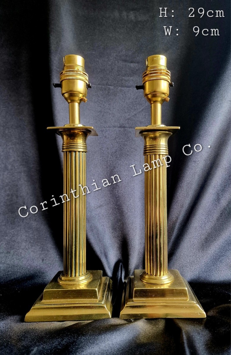 Greek Column Table Lamps 25" Column Lamp Vtg Roman Greek Table Art