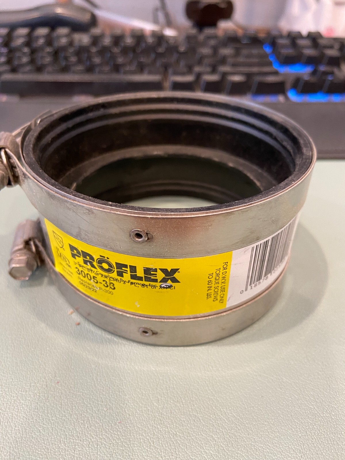 FERNCO Proflex 3 in. Neoprene Shielded Coupling P3005-33 | eBay