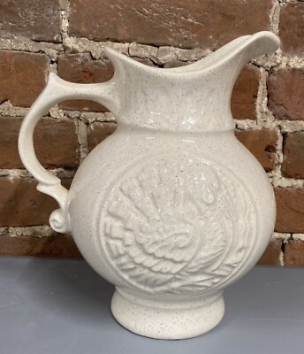 Vintage McCoy Pottery Embossed Turkey Thanksgiving Pitcher | eBay
