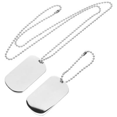 Stainless Steel Necklace Man Men Mens Dog Tag Chain for | eBay