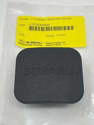 Subaru Logo Trailer Hitch Plug Cover Cap | Fits 2 Inch Receiver ...