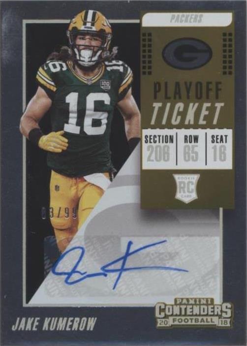 2018 Panini Contenders - Rookie Ticket/Rookie Ticket Variation Jake ...