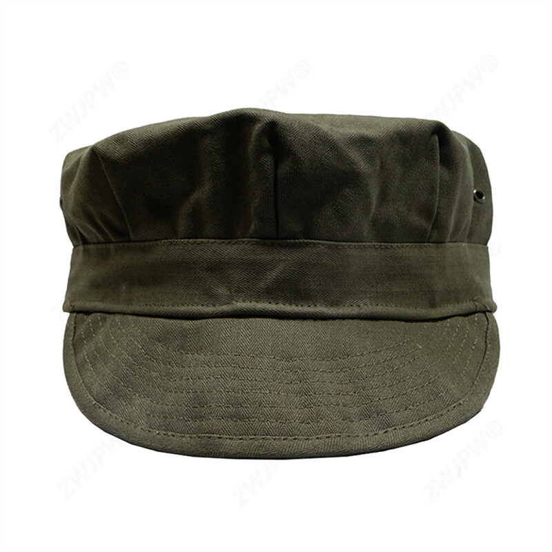 US HBT OD7 Cap - Replica WW2 HBT Green ARMY Octagonal Hat Vintage ...