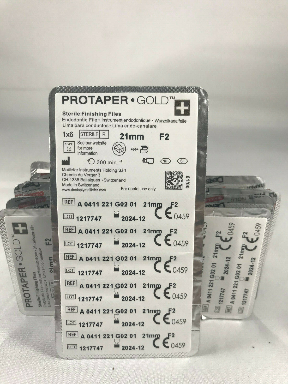 Dentsply ProTaper Gold Rotary Files F1,F2,F3,F4,F5,S1,S2,SX-F3,SX 21mm ...