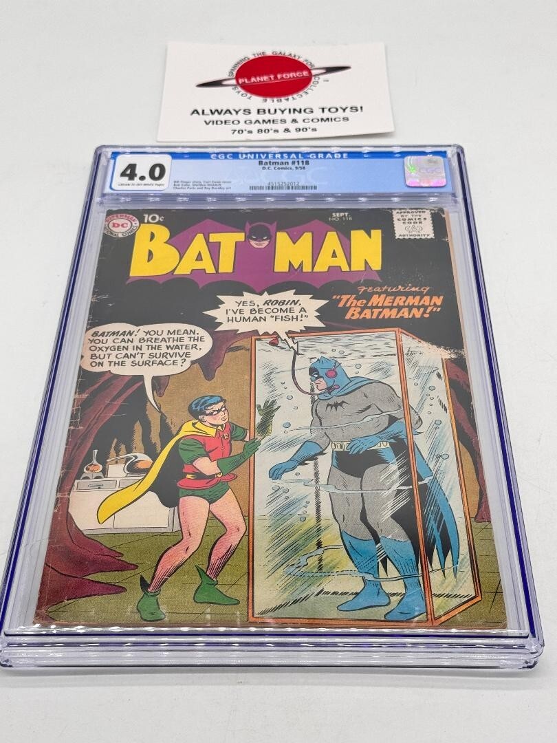 Batman #118 CGC 4.0 Merman Batman 1958 DC Comics | eBay