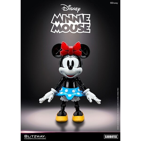 BLITZWAY CARBOTIX Minnie Mouse Disney Movable Figure Painted Robot New ...