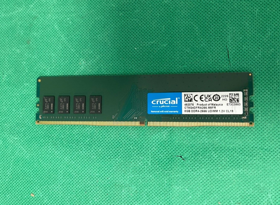 Crucial 8GB DDR4-2666 UDIMM CL19 Desktop Memory (CT8G4DFRA266) | eBay
