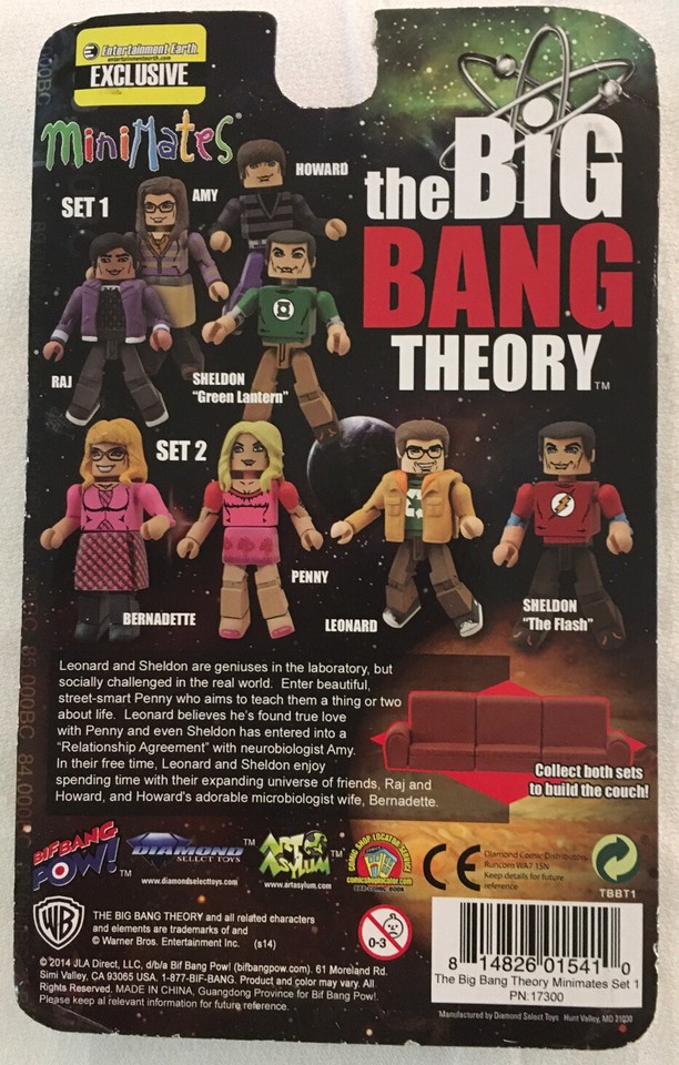 The Big Bang Theory Minimates Series 1 Entertainment Earth Exclusive | eBay