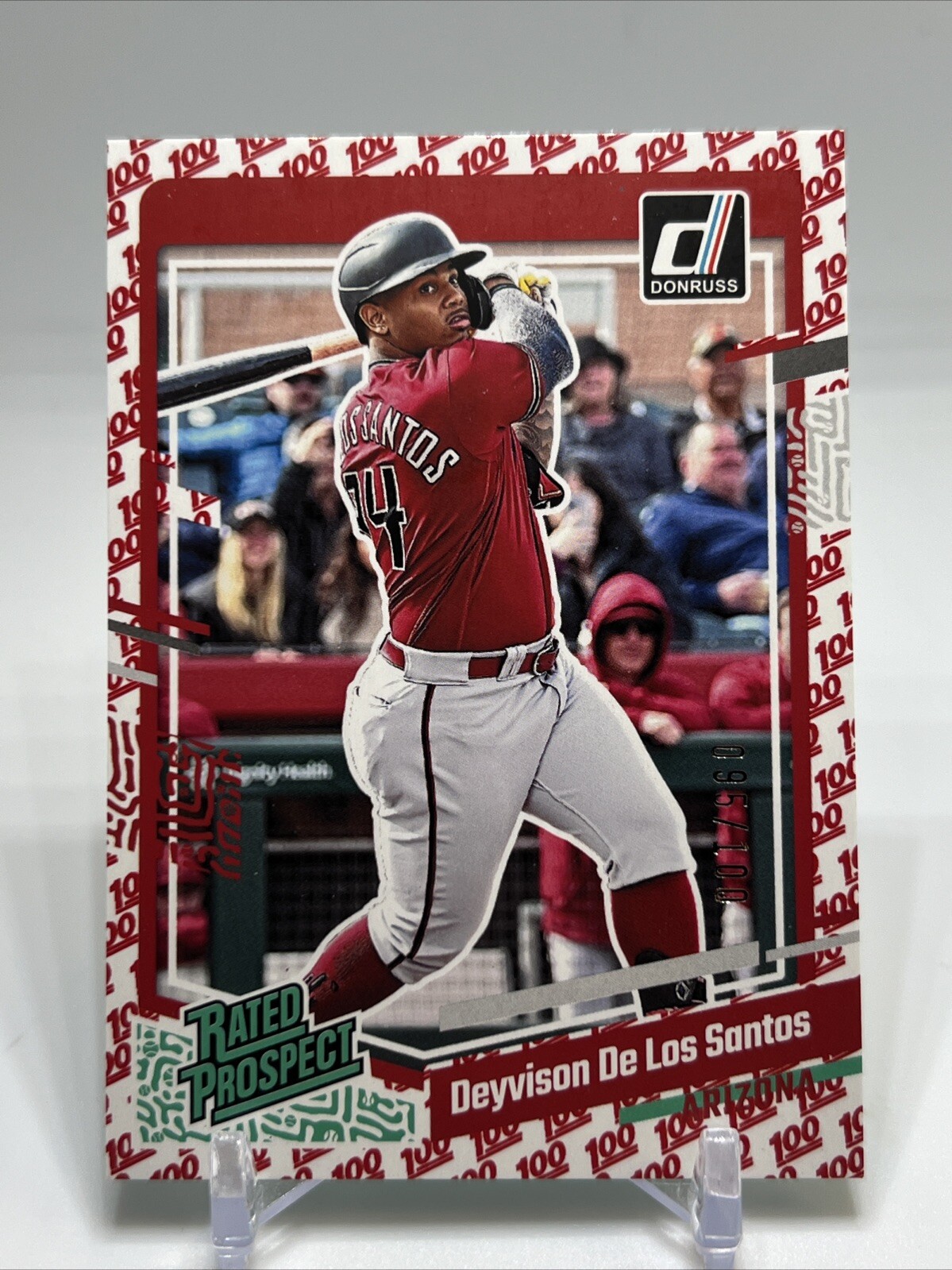 2023 Panini Donruss Rated Prospect 100 Emoji /100 DEYVISON DE LOS ...