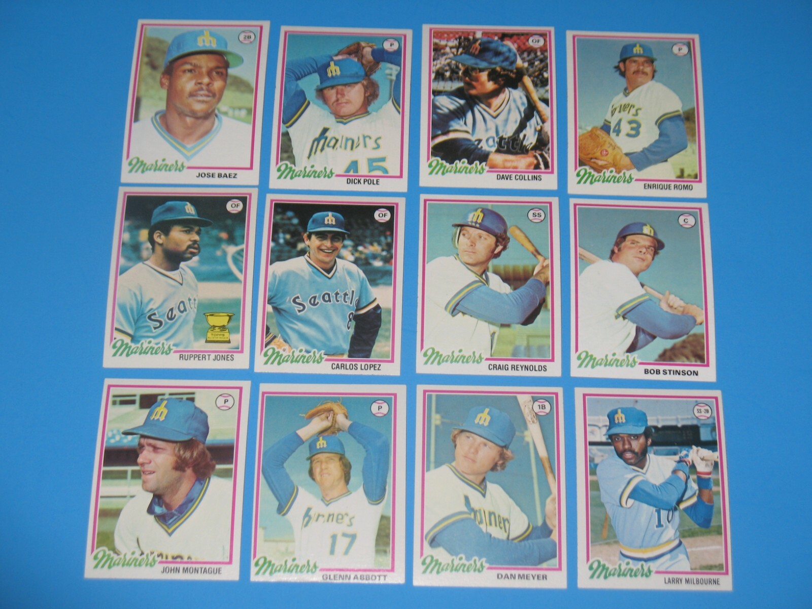 1978 TOPPS BASEBALL SEATTLE MARINERS TEAM SET | eBay