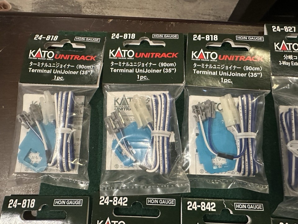 Kato Unitrack HO/N Scale Lot Joiners Ext Cord Lights Control Switch Dc Converter | eBay