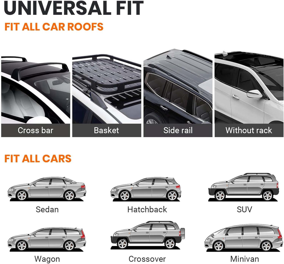 Box Da Tetto Auto Impermeabile - Borsa Da Tetto Portapacchi 425L ...