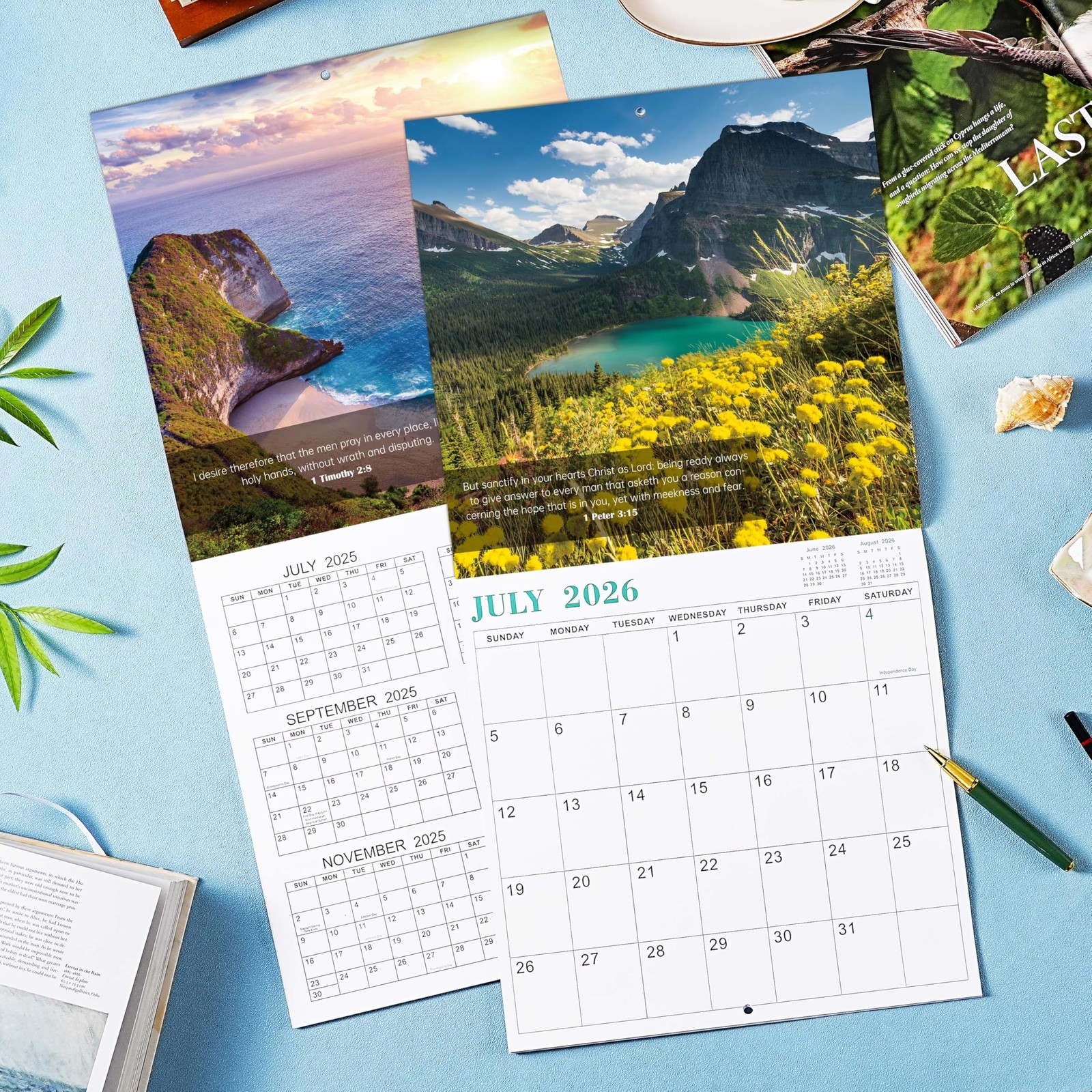 2026 Calendar - Bible Verse Wall Calendar 2026, Jan 2026