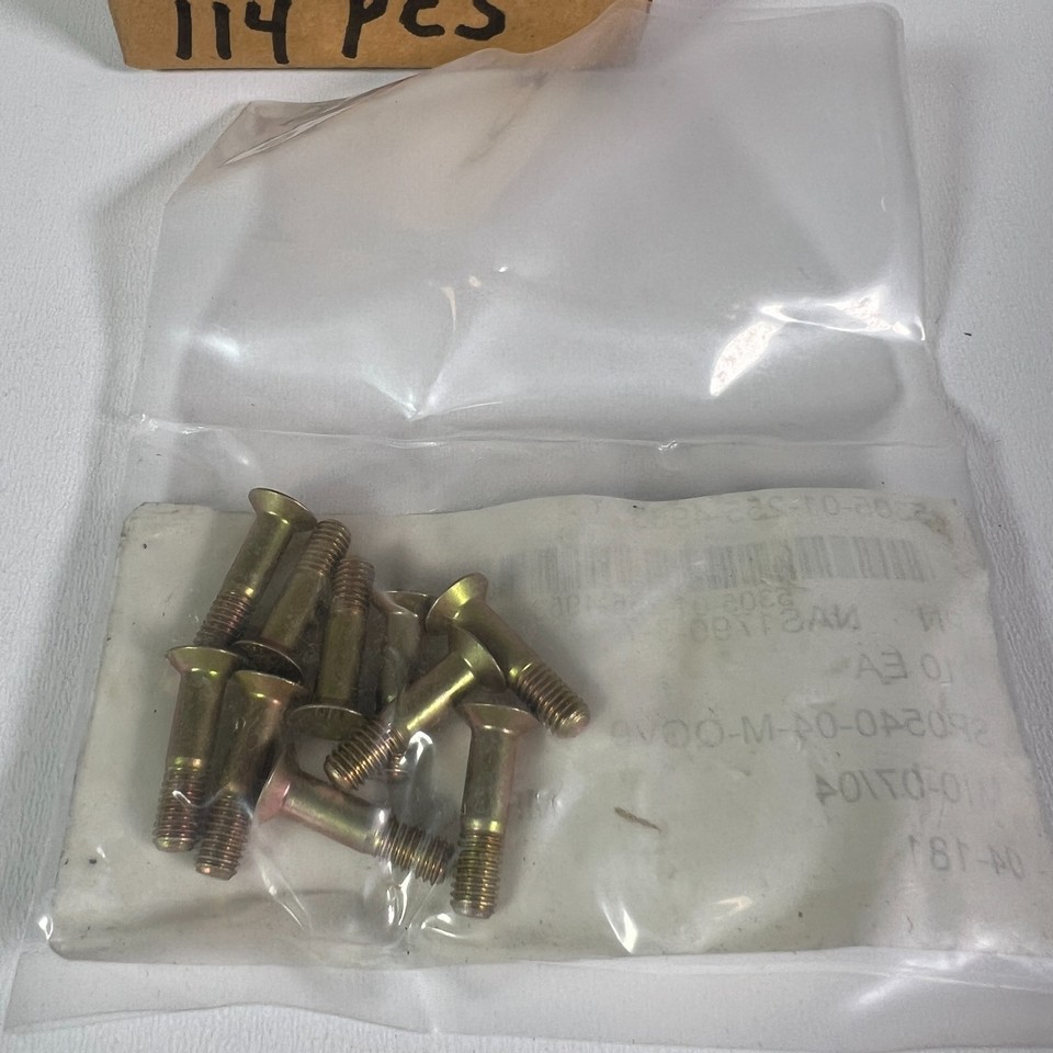 Screw, Machine 5305-01-255-4953 (NAS1790-3-7) Military Surplus Part Lot ...