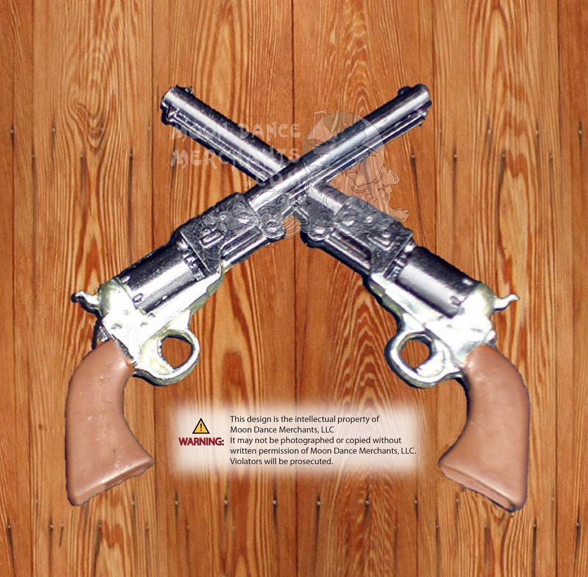 Crossed Colt Revolvers