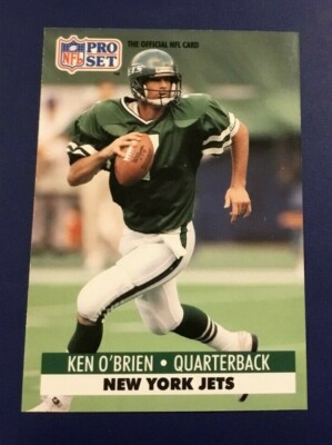 1991 Pro Set # 249 KEN O'BRIEN New York Jets Great Card ! | eBay