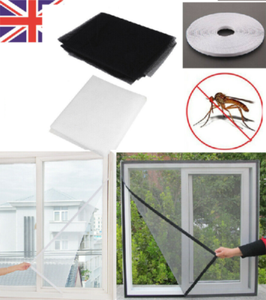 Window Insect Screen Mesh Net Fly Bug Mosquito Wasp Net Cover BLACK OR ...