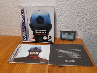 Nintendo Game Boy Advance GBA: Football Premier Manager 2004-2005 (3 ...