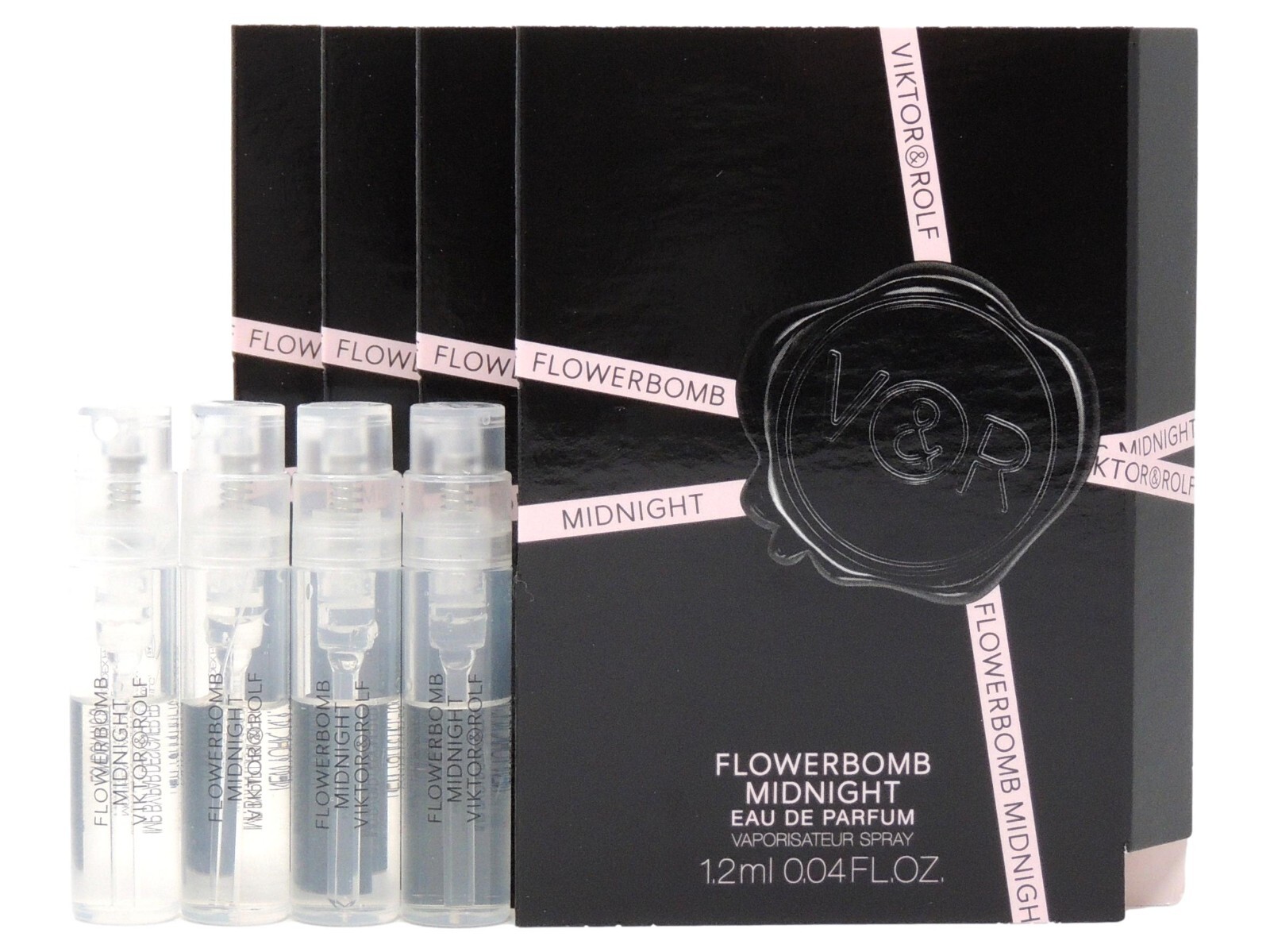 V&R VIKTOR & ROLF FLOWERBOMB MIDNIGHT EDP 1.2ml .04oz x 4 PERFUME SPRAY SAMPLES | eBay