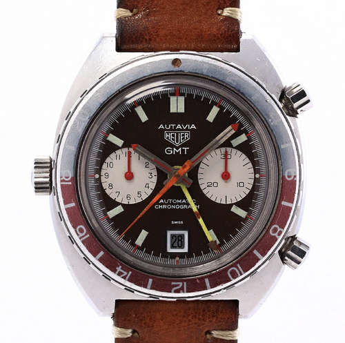 Heuer AUTAVIA GMT 1163 Mark II 1163 Stainless Steel Men's Watches from ...