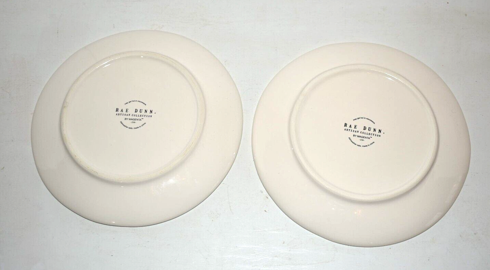 Rae Dunn Hunt & Chirp Round 8.25" Plates Easter SPRING ARTISAN ...