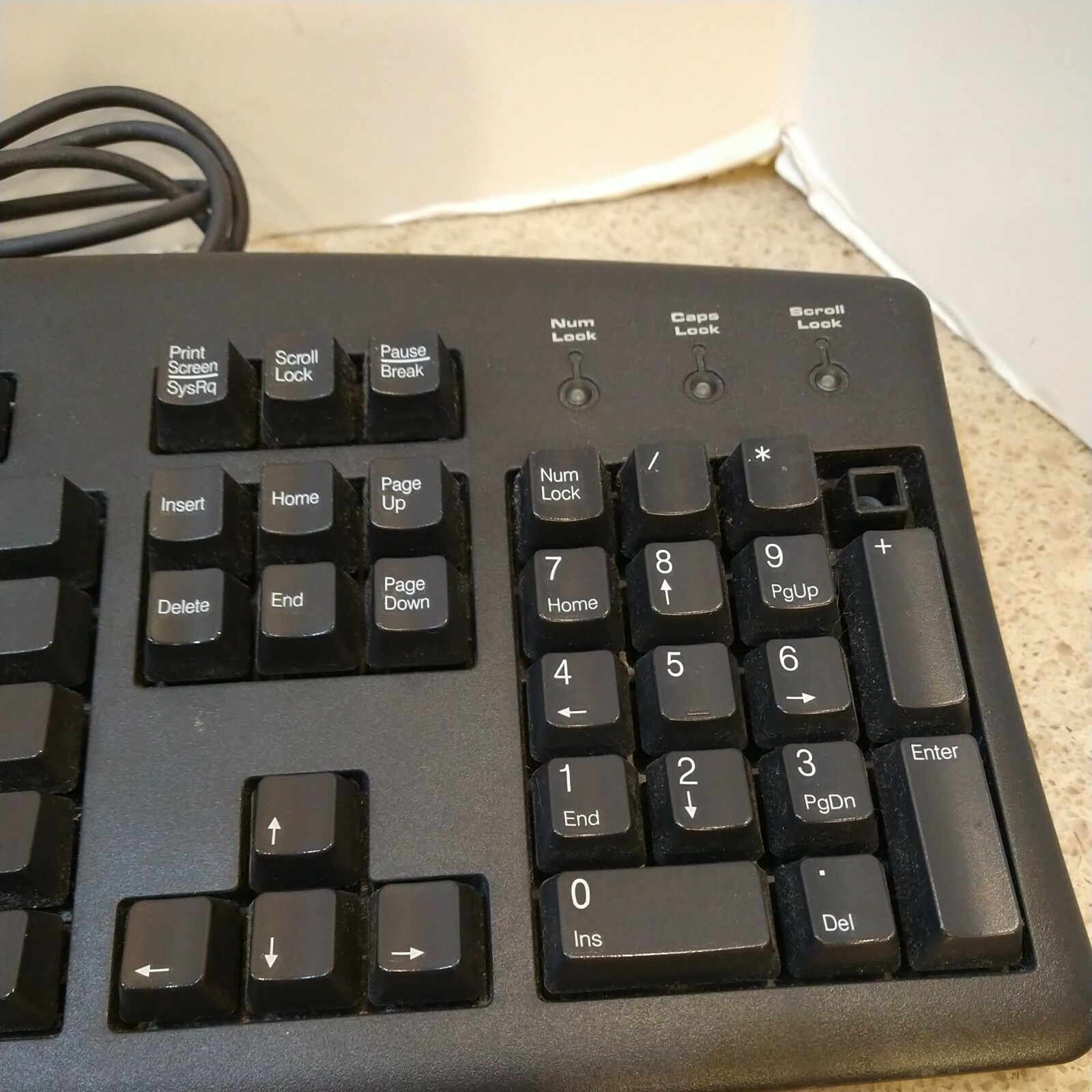 Dell Wired Keyboard Model RT7D20 04N454 UNTESTED | eBay