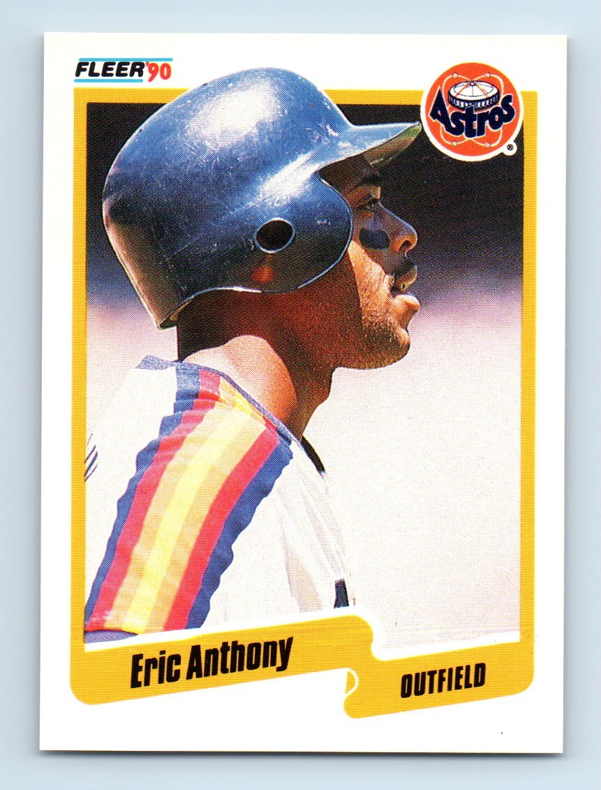 1990 Fleer Eric Anthony Rookie Houston Astros #222 | eBay