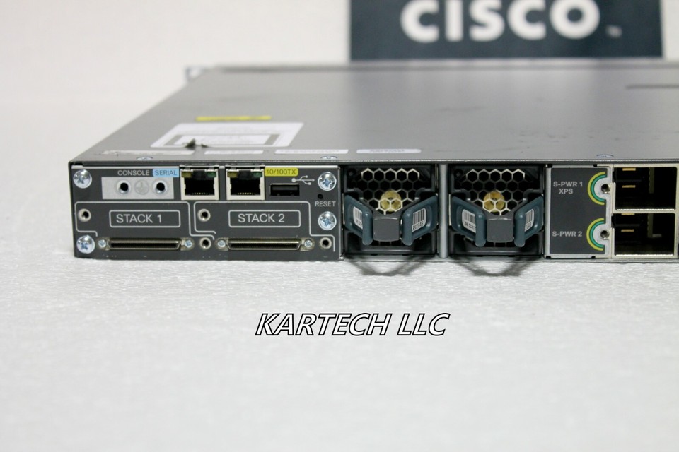 Cisco Catalyst 3750X WS-C3750X-24S-S 24-Port GbE SFP ipbase Switch W ...