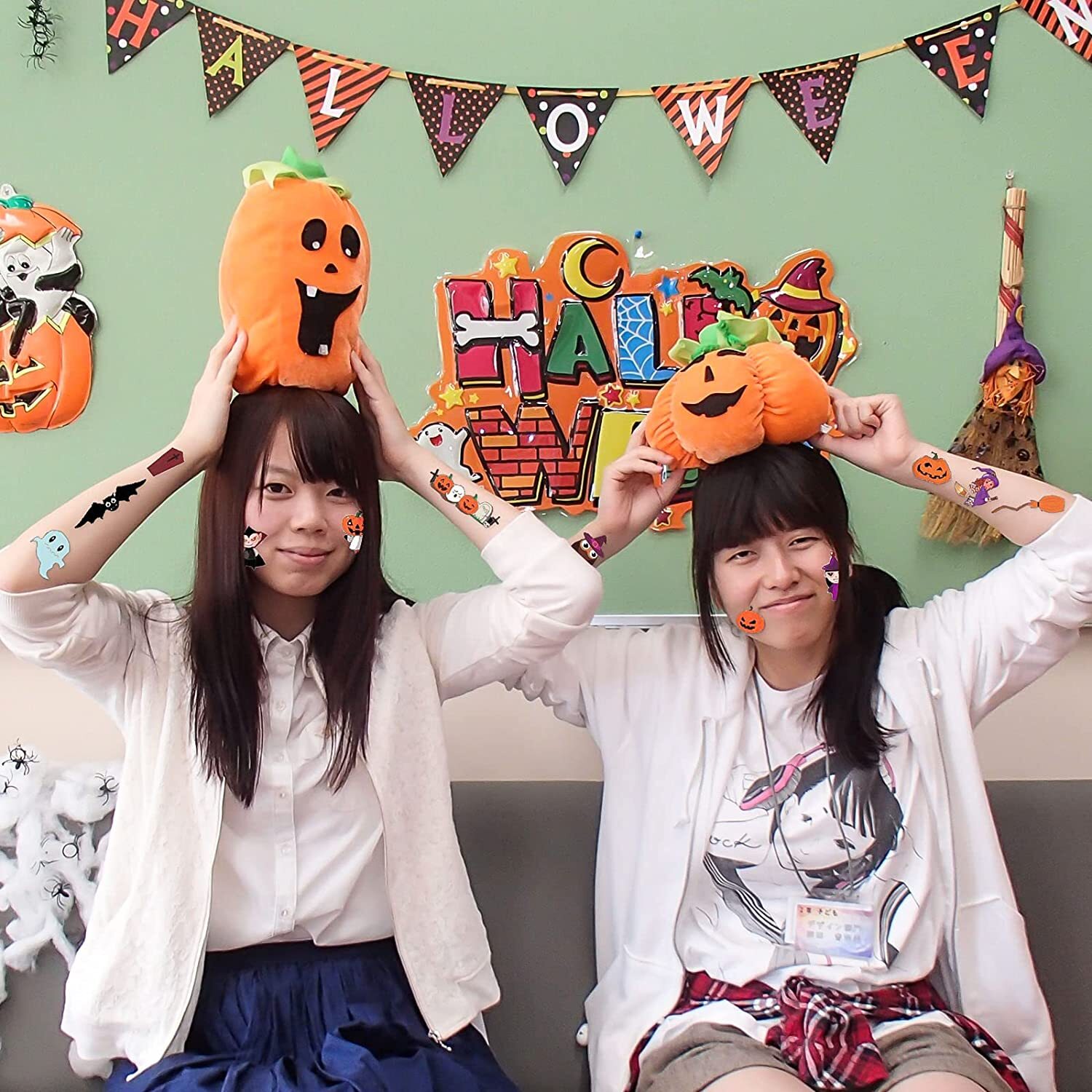 Halloween Tattoo Sticker Cosplay Makeup 30 Sheet set waterproof from ...