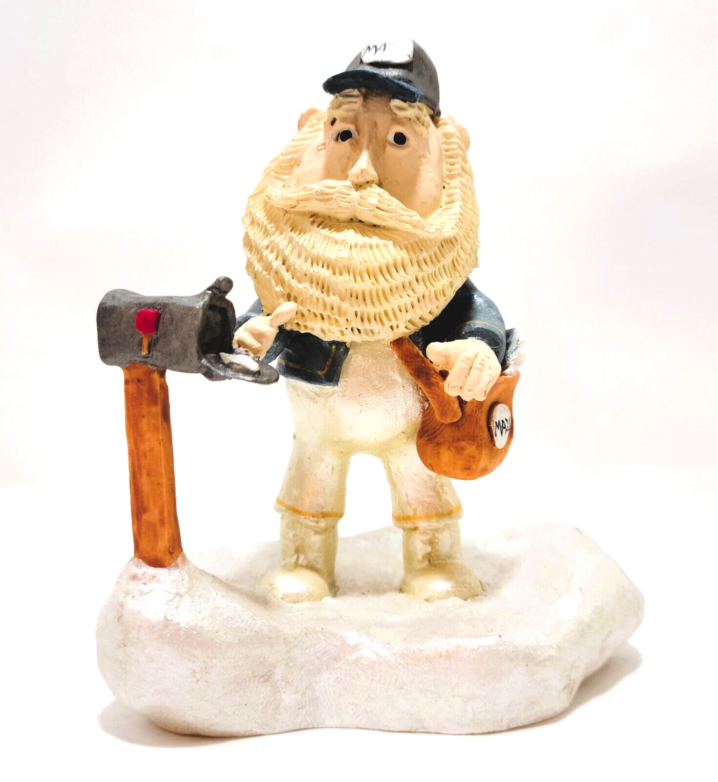 1996 Enesco Heavenly Host Santa Angel Mailman Christmas Figurine 4 ...