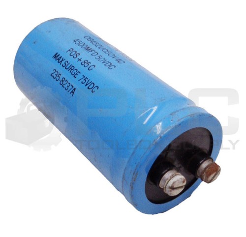 MALLORY CG452U050V4C 4500MFD 50VDC POS + 85C MAX SURGE 75VDC 235-8237A ...