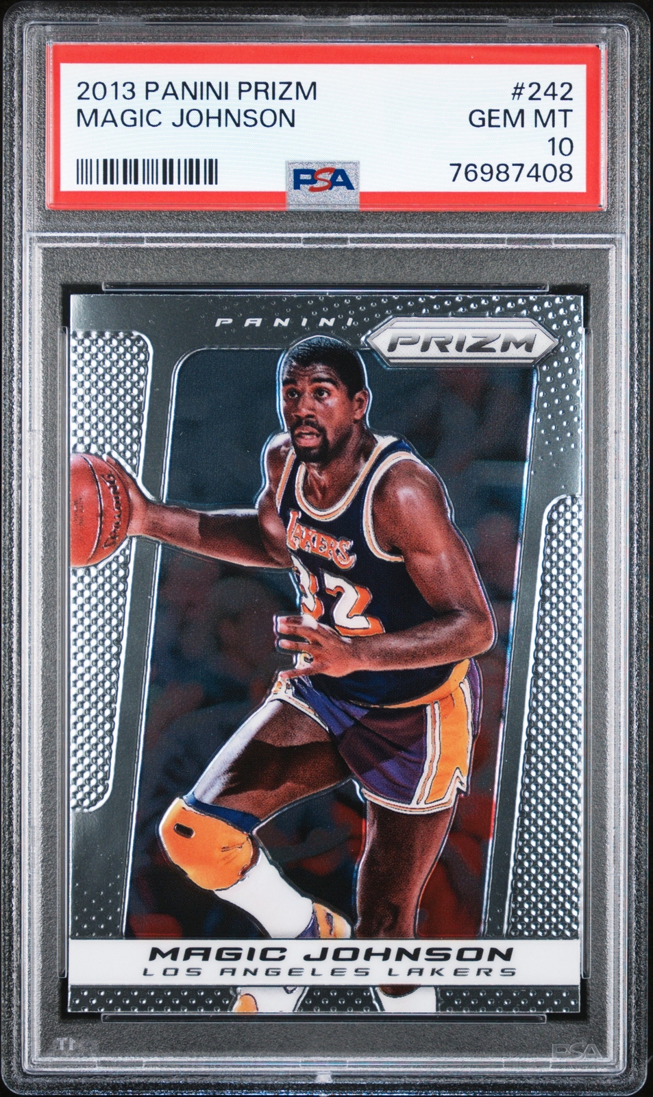Magic Johnson 2013 Panini Prizm Basketball Card #242 Graded PSA 10 | eBay