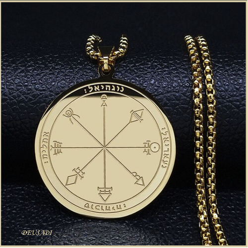 Chain Pendant For Man Norse Mythology Seal Of Solomon Sorte And Fortune ...