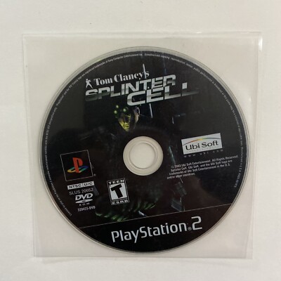 Splinter Cell Tom Clancy (Sony PlayStation 2, 2004) PS2 Disc Only! | eBay