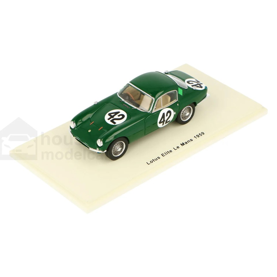 Lotus Elite S5076 Spark Models Model Car 1:43 1959 John Whitmore / Jim ...