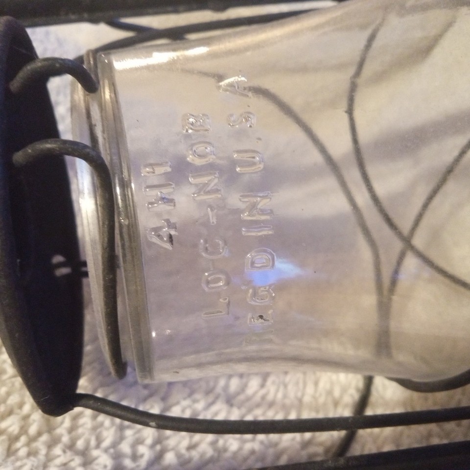 Vintage Dietz Monarch Lantern Clear Fitzall Loc-Nob Glass New York N.Y ...