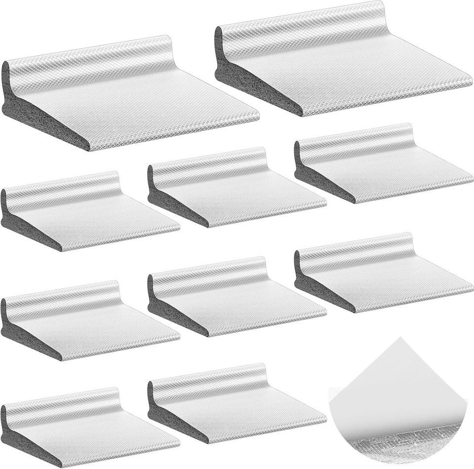 10 Pcs Door Corner Seal, Self Adhesive Frame Door Corner Seals Raised ...