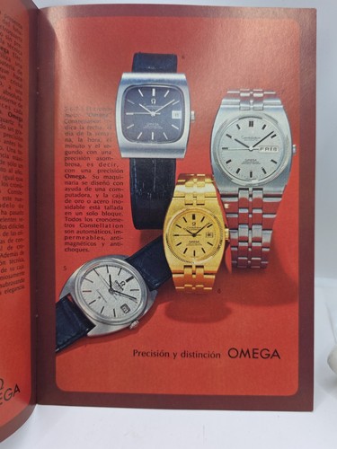 Vintage 1971 Omega Watch Catalogue Brochure VERY RARE & HIGHLY ...