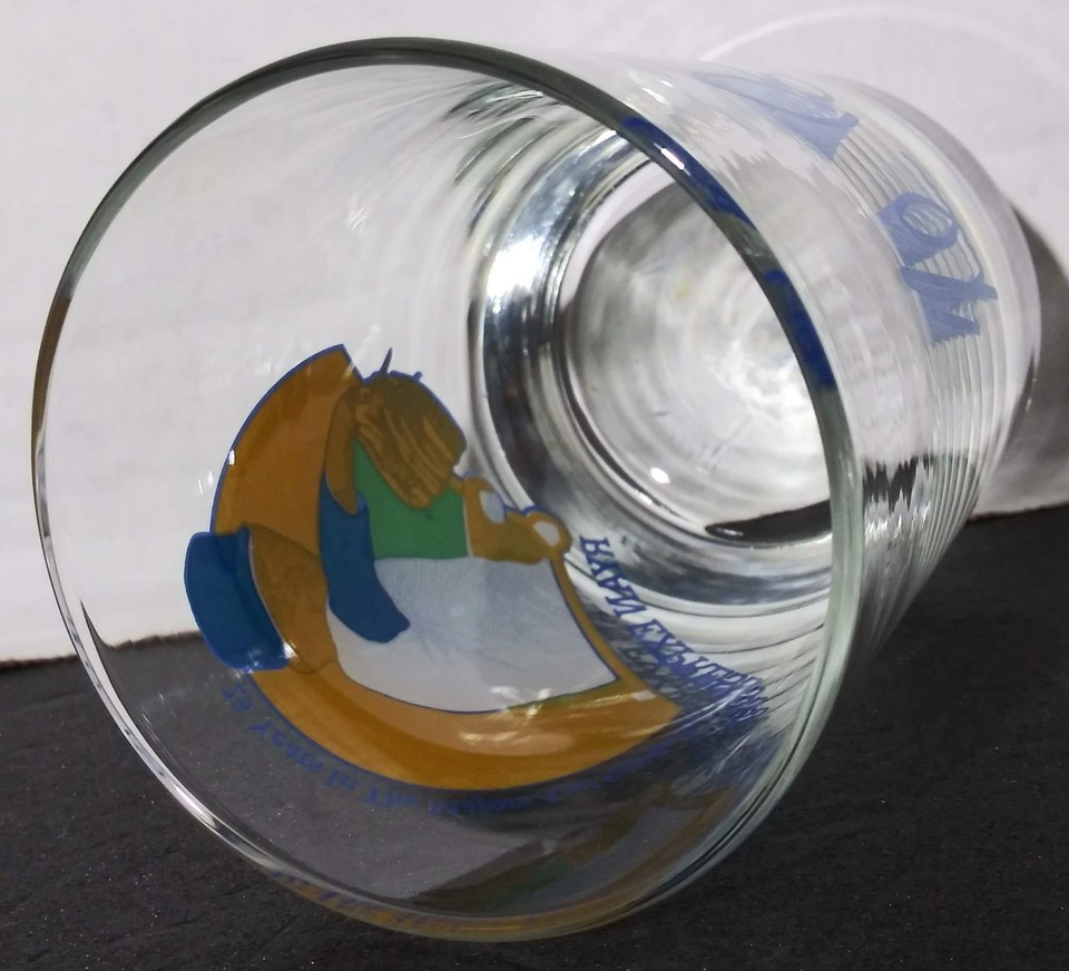 Vintage Ryan Express 25 years in Majors Drinking Glass Nolan Ryan Texas ...