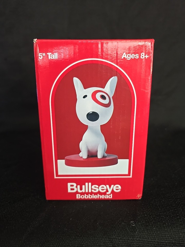 Target Bobble Head Dog Bullseye Halo English Bull Terrier 5" | eBay