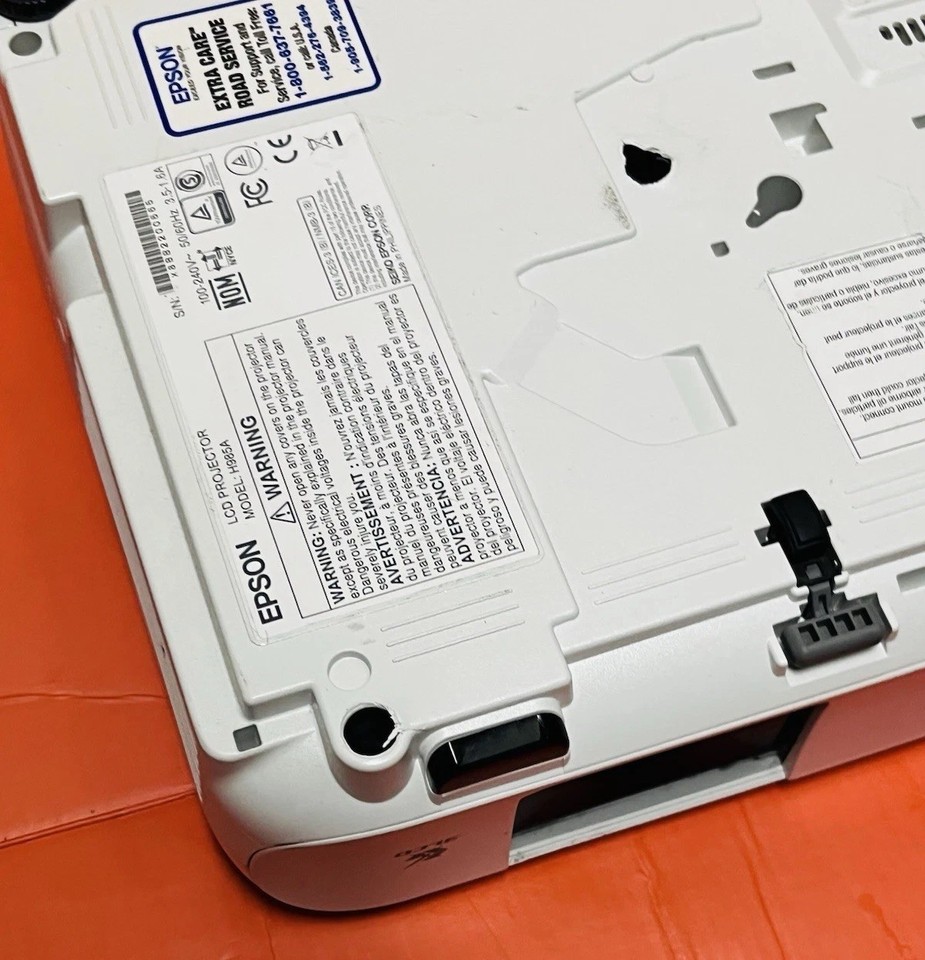 EPSON PowerLite 119W 3LCD WXGA 4000 Lumens Dual HDMI Classroom ...