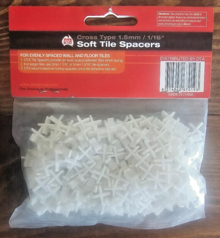 DTA Soft Tile Spacers STS15-300 (1.5mm/1/16") | eBay