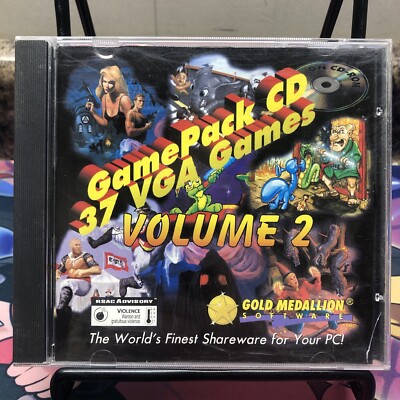 Gold Medallion Game Pack 2, 37 Best VGA Games (PC-Dos, CD-Rom, Jewel ...
