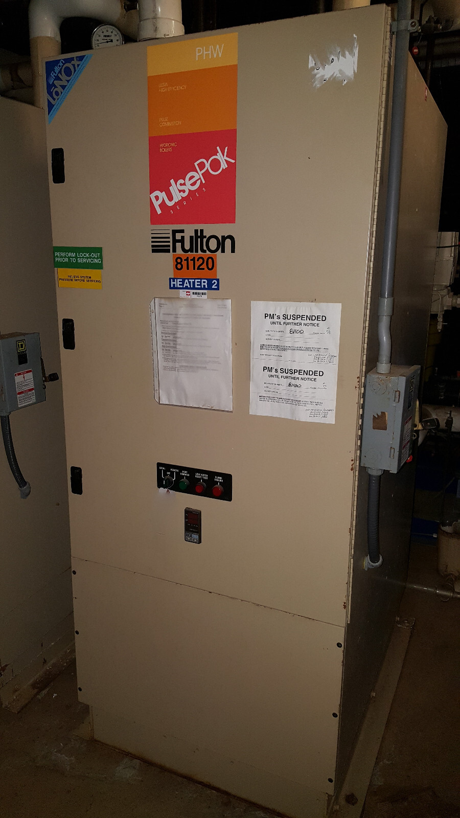 FULTON Fuel Fired Steam Boiler PHW-1400CM. | eBay