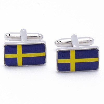 Cufflinks - Swedish Flag Sweden Swedish | eBay