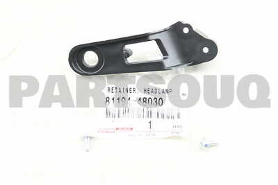 8119448030 Genuine Toyota RETAINER, HEADLAMP PROTECTOR, UPR LH 81194 ...