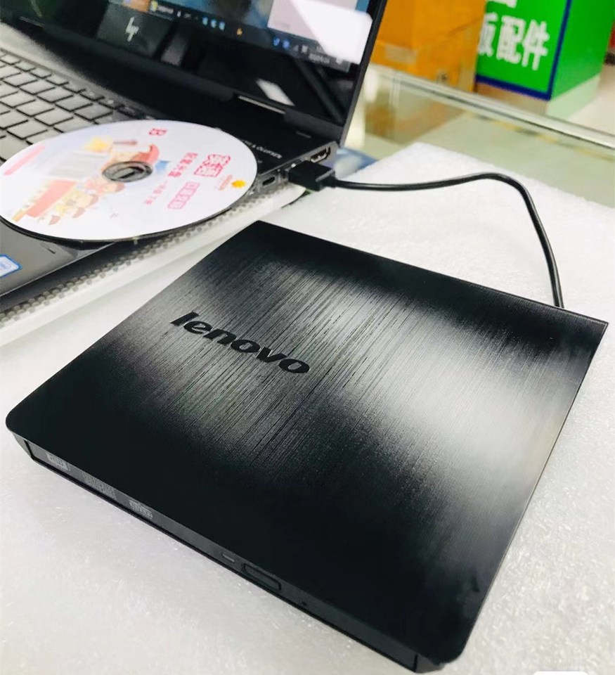 Lenovo External CD/DVD Drive USB-C+USB3.0 2 in 1 Optical Burner For ...